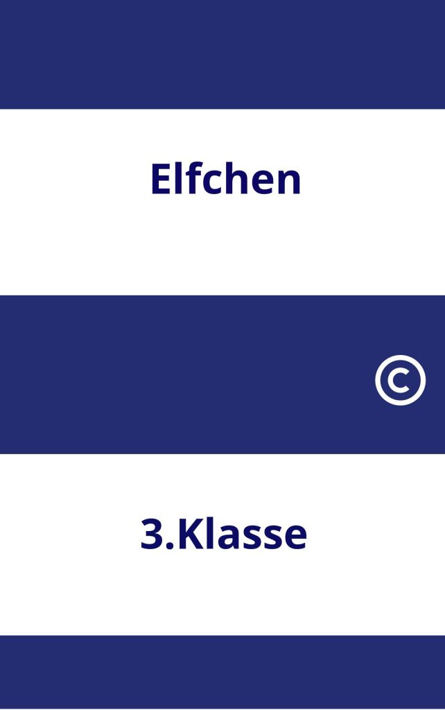 Elfchen 4.Klasse Grundschule Arbeitsblätter Deutsch