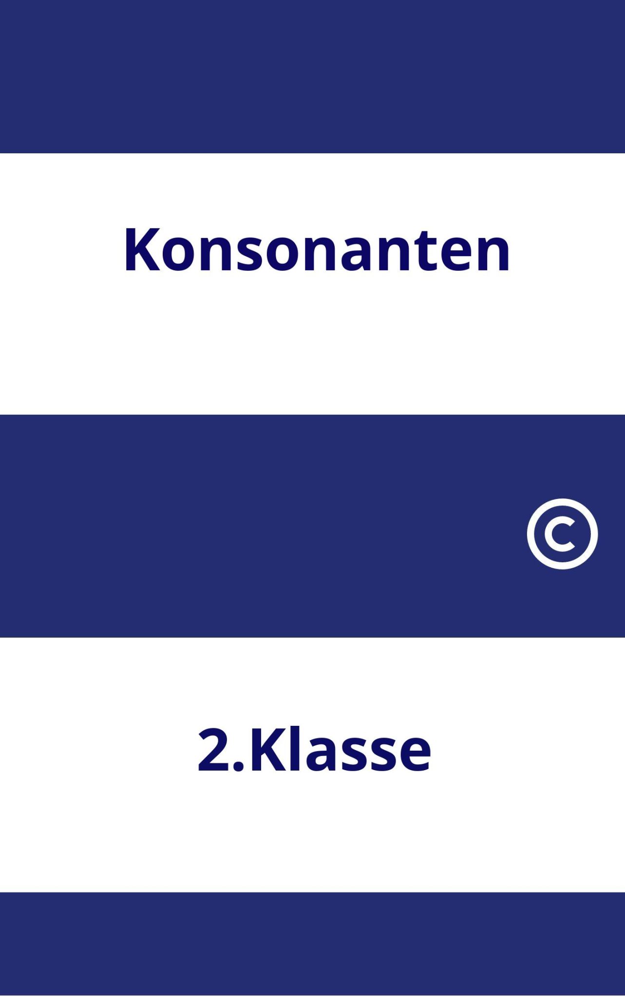 Konsonanten 4.Klasse Grundschule Arbeitsblätter Deutsch